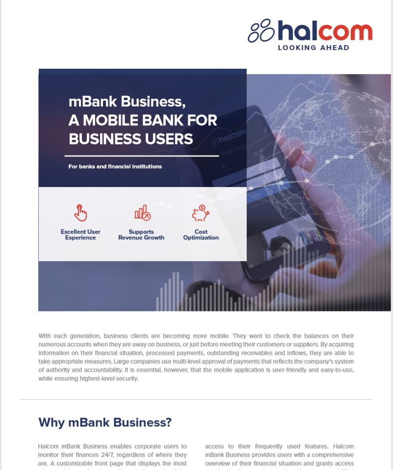 mBank Business | Halcom.com
