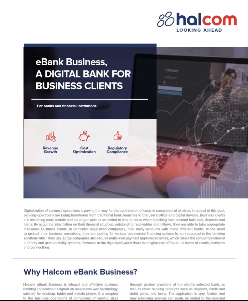 eBank Business | Halcom.com